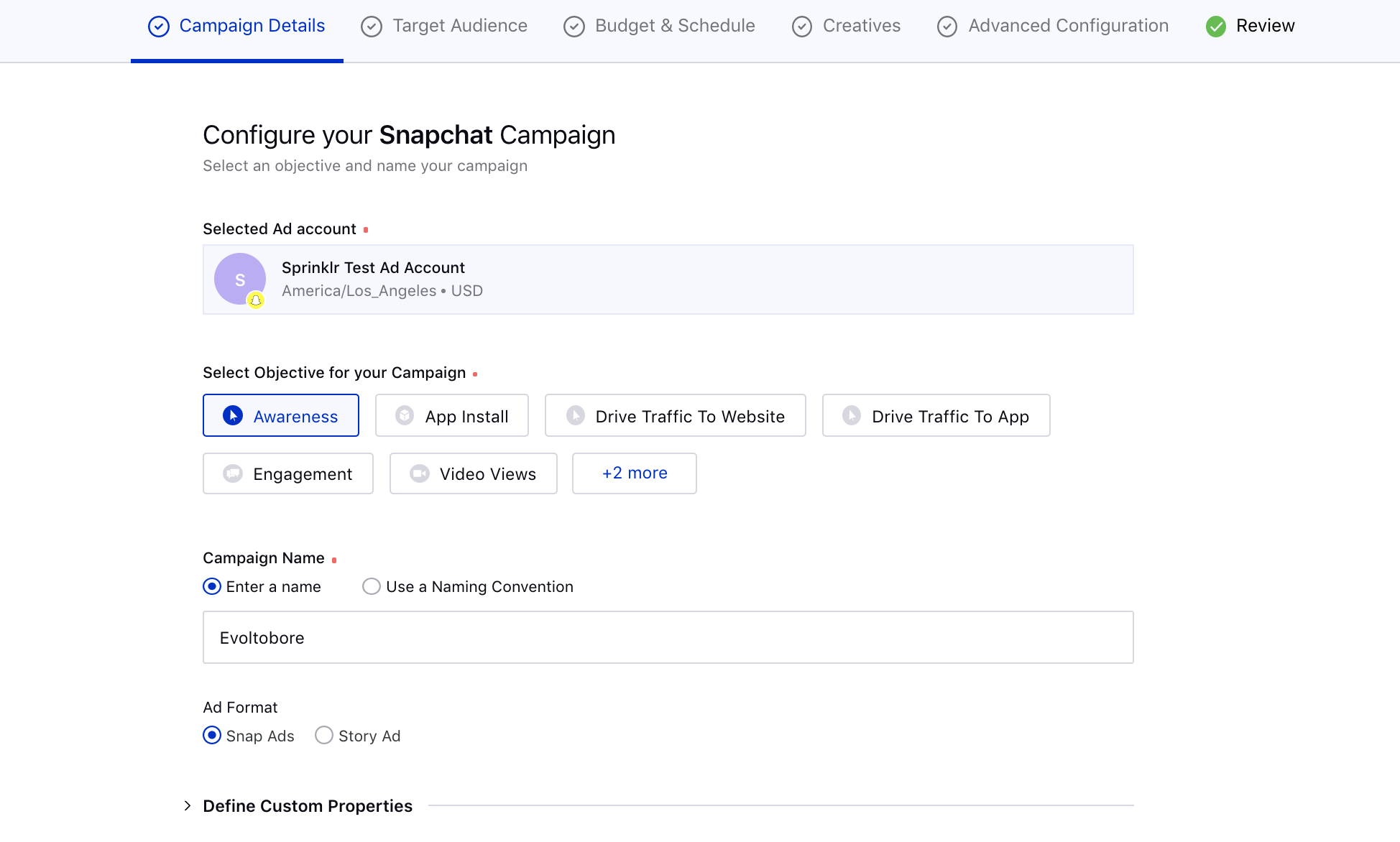‎Device Targeting for Snapchat Ads | Sprinklr Help Center