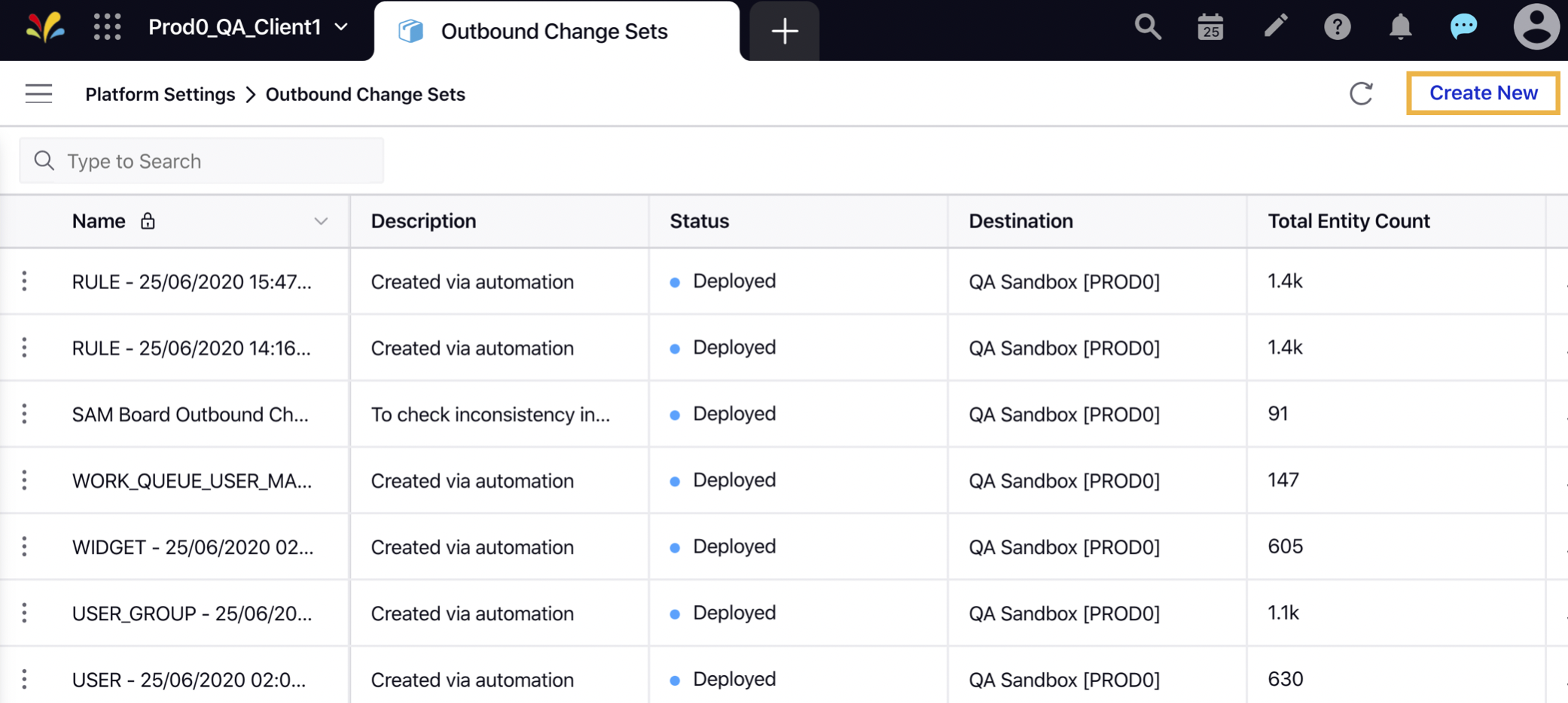 ‎Create and Manage Outbound Change Sets | Sprinklr Help Center